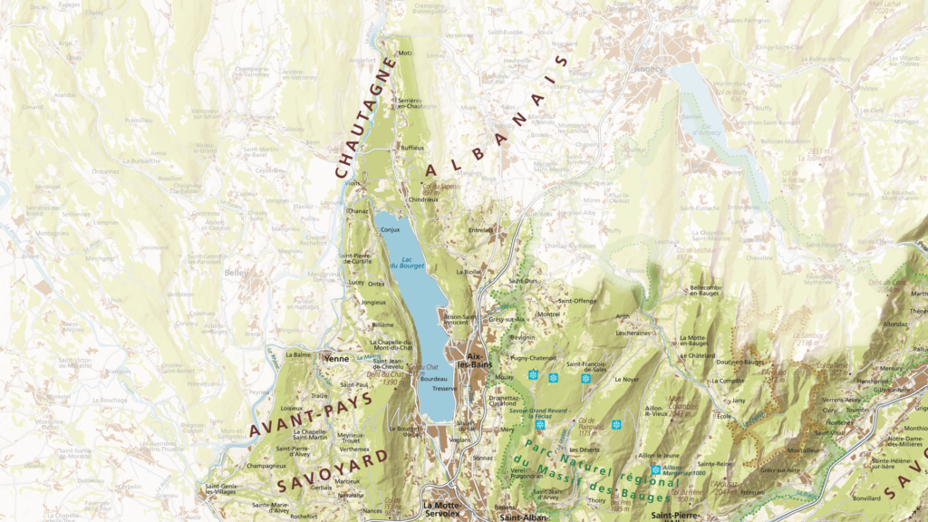 A Map of the Savoie Department