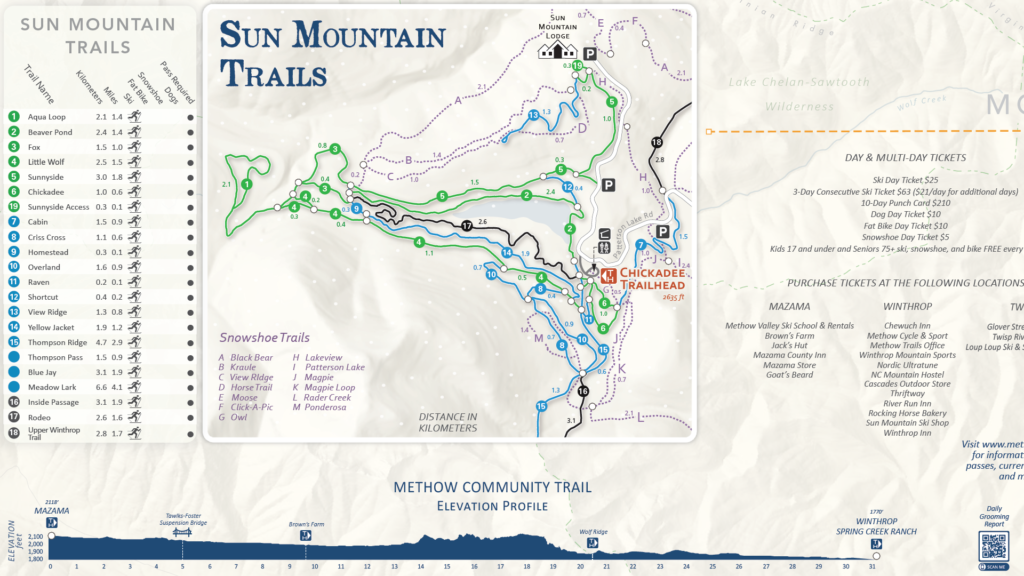 Winter Trails of Methow Valley, WA