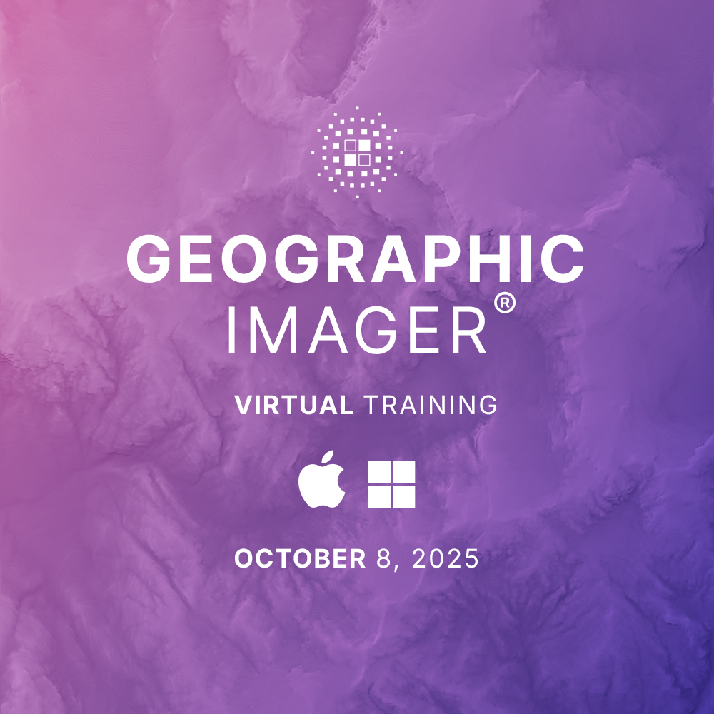 Geographic Imager Virtual Training: October 8, 2025